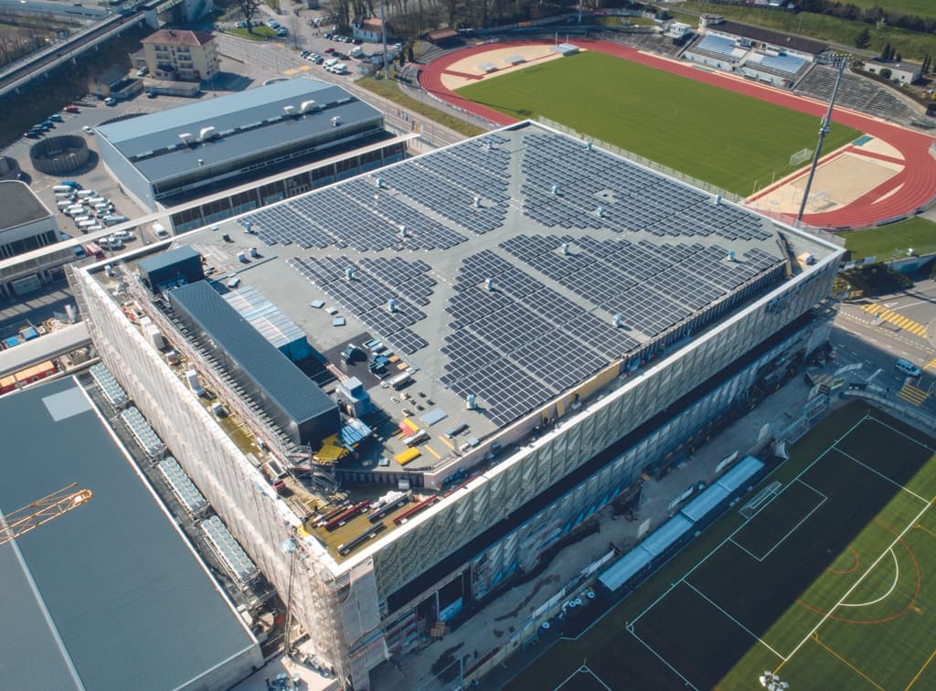 Fribourg: la BCF Arena, première patinoire Minergie-A de Suisse